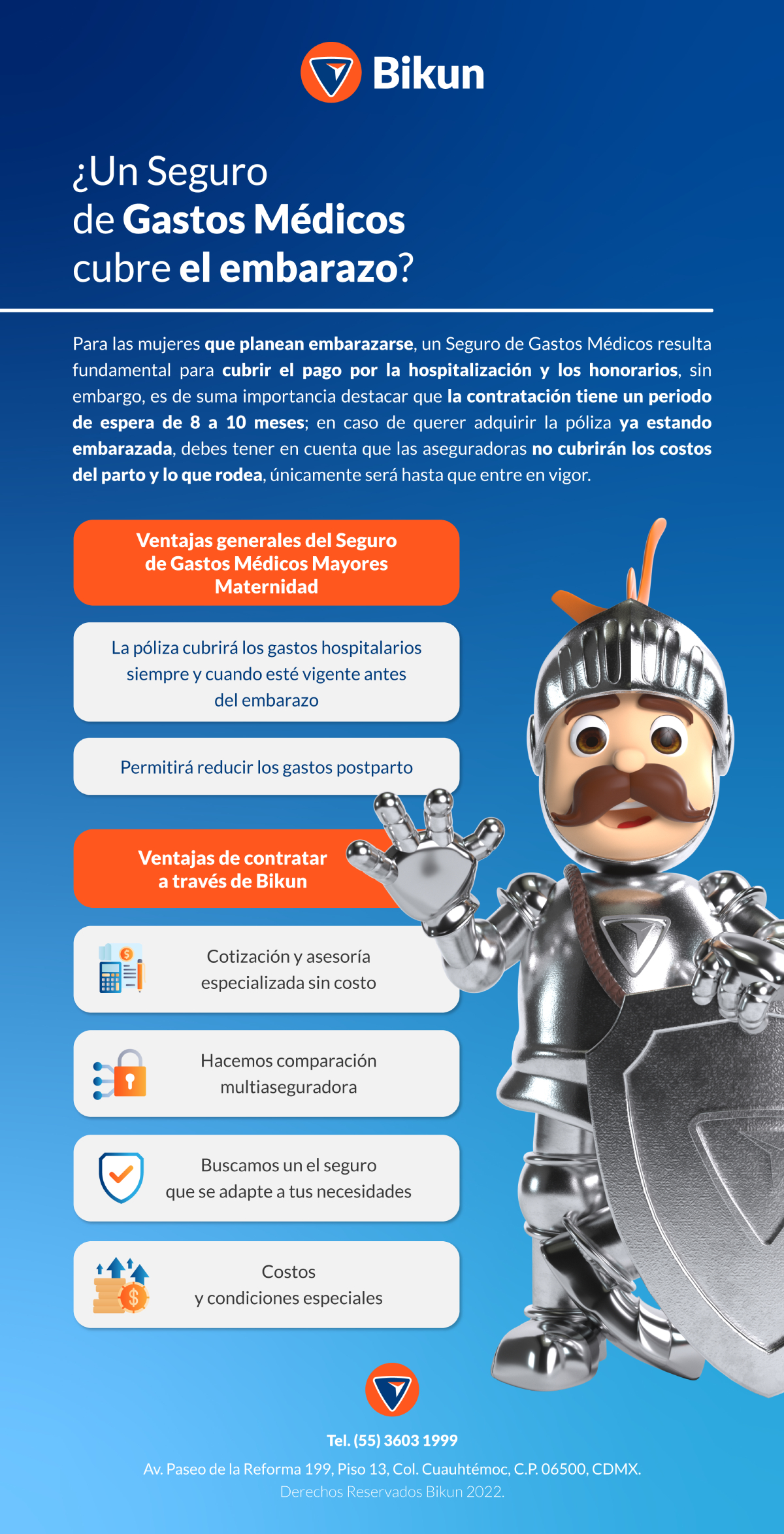 ¿El Seguro de Gastos Médicos cubre el embarazo?